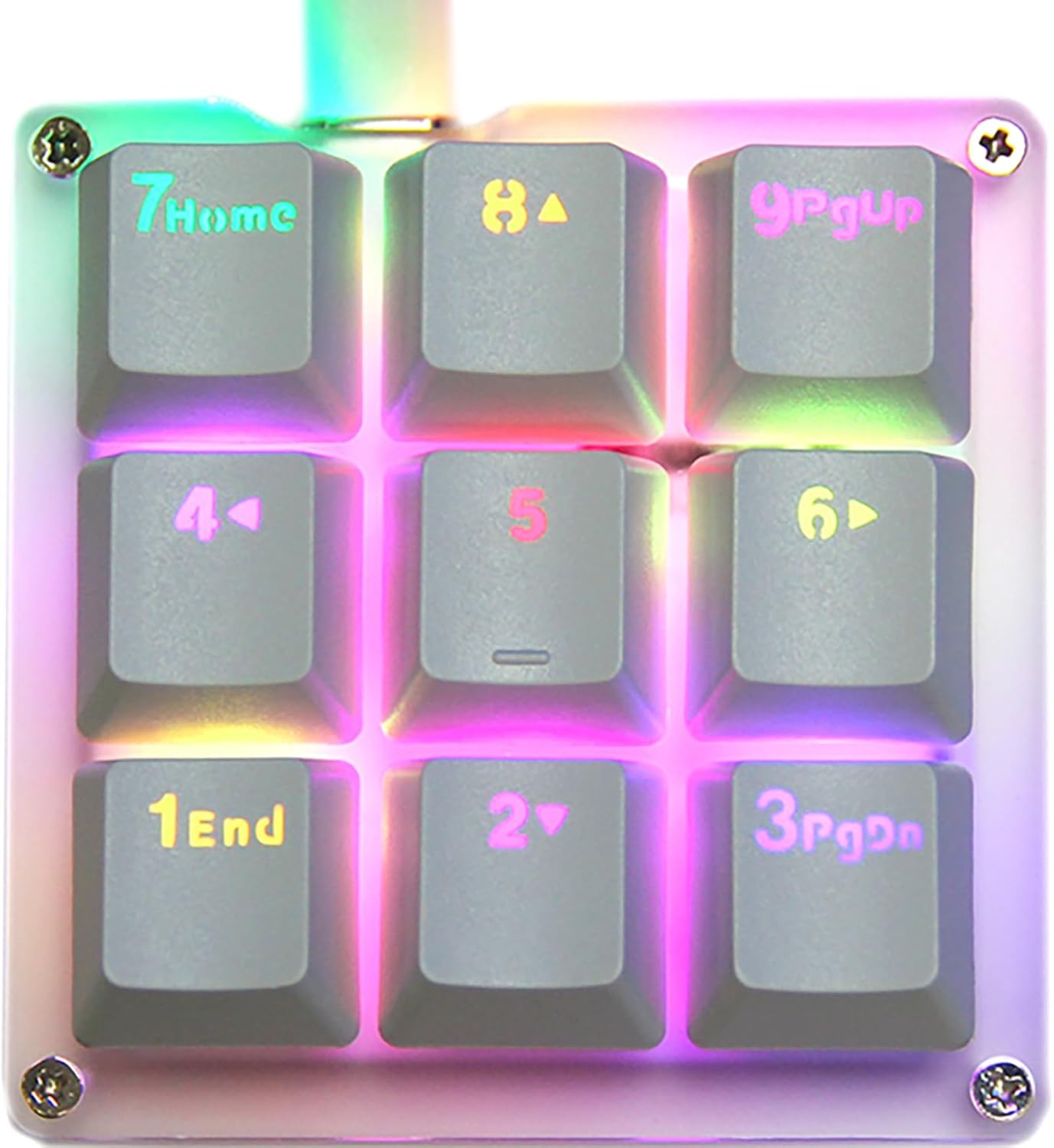 Amazon.com: Macro Keyboard Mechanical Numpad One Handed Gaming 24 Macro ...