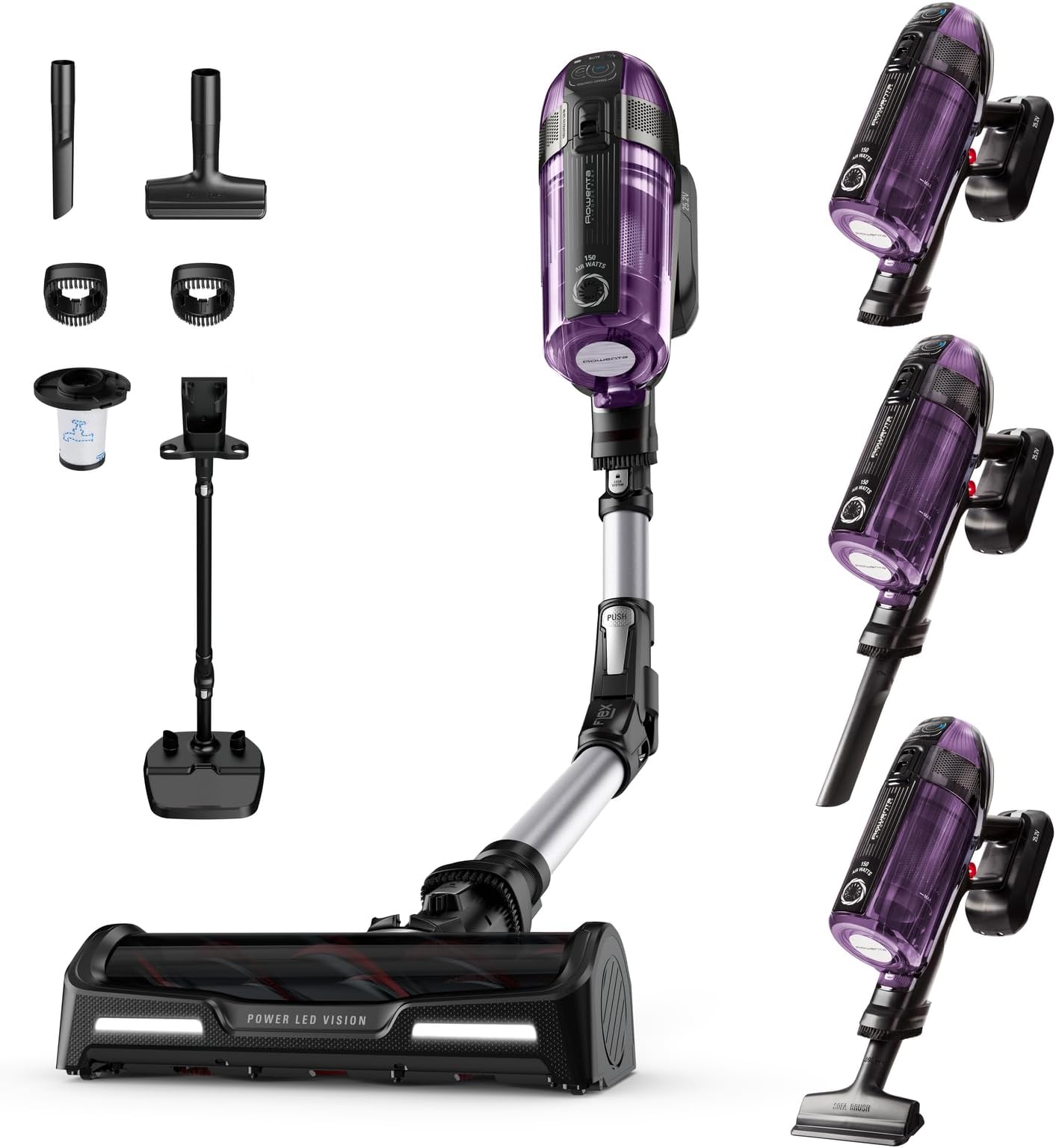 Rowenta X-Force Flex 12.60 Aspirapolvere Senza Fili, Potenza 150 Air ...
