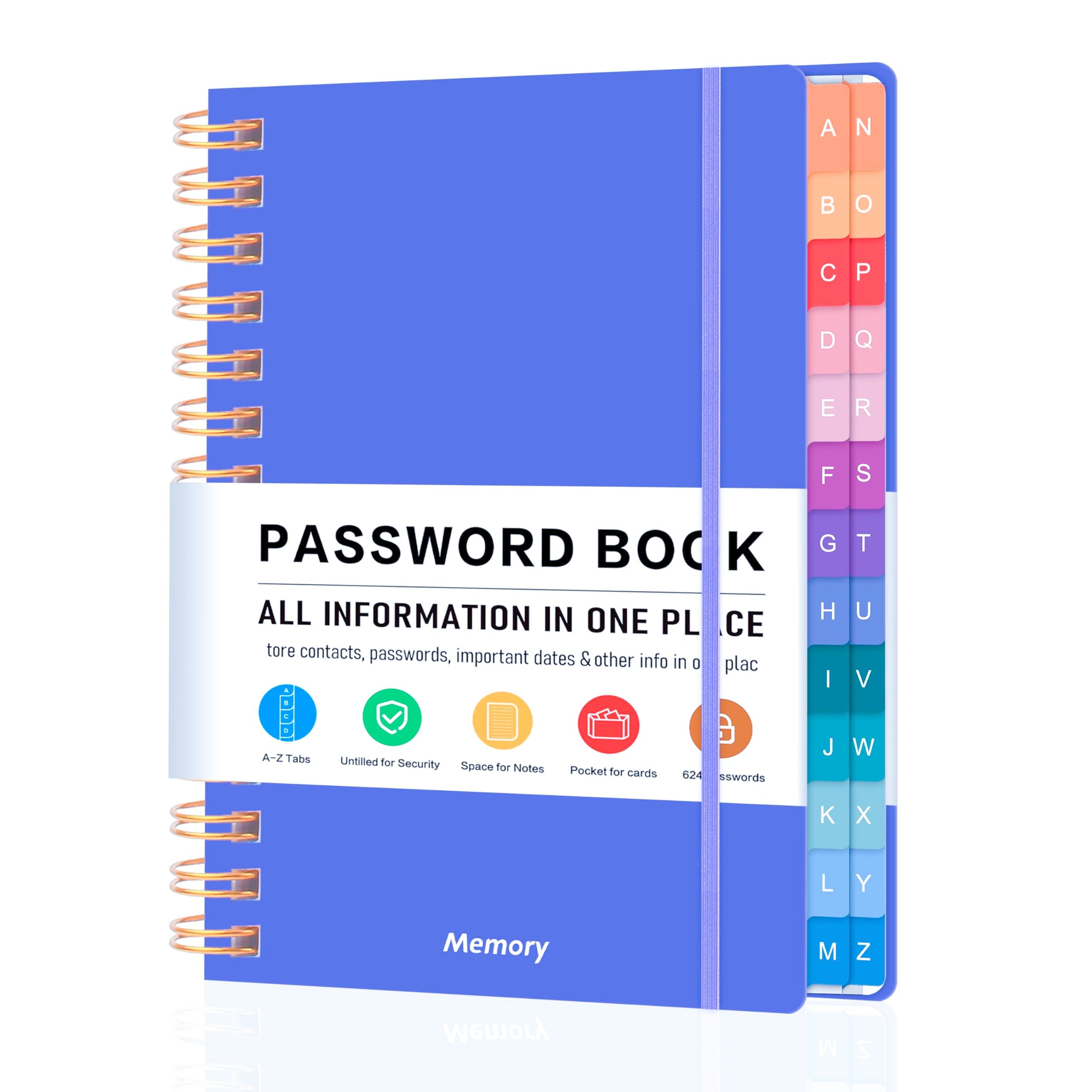 Snapklik.com : Spiral Password Book