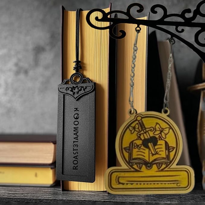 Amazon.com: Book Nook Tavern Signs – Bookshelf Dividers with Labels ...