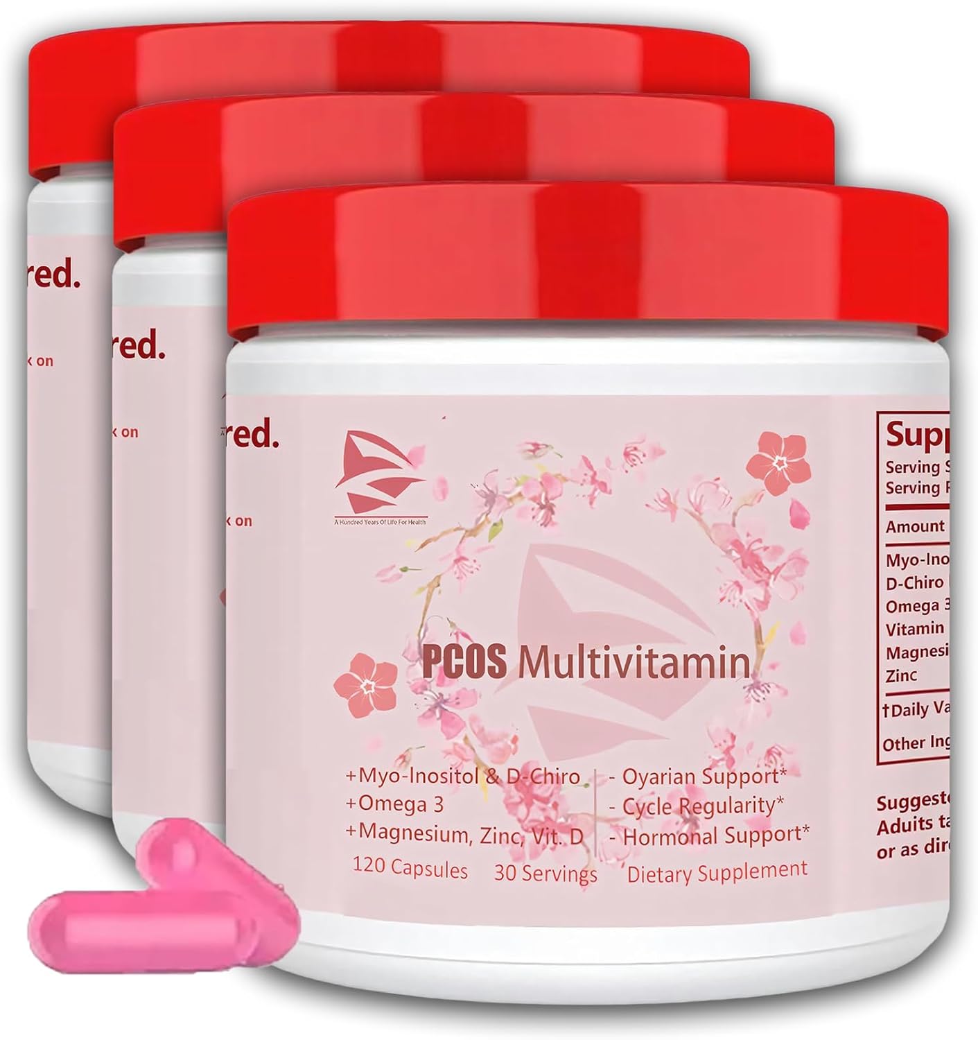 Amazon.com: HAIION New Upgrade PCOS Multivitamin,2024 Multivitamin ...