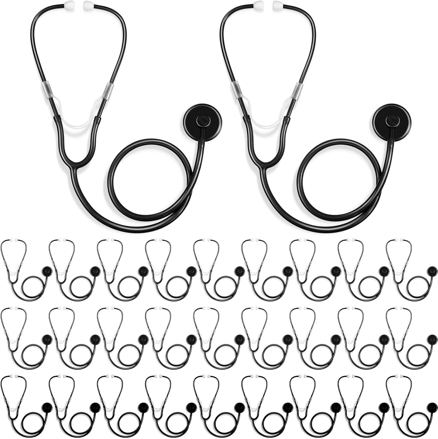 Amazon.com: Hanaive 30 Pack Kids Stethoscope Toy Disposable Stethoscope ...