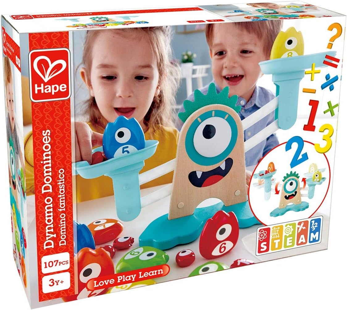 Hape E0511 Monster Math Scale – Colourful, Educational Wooden Toy – BigaMart