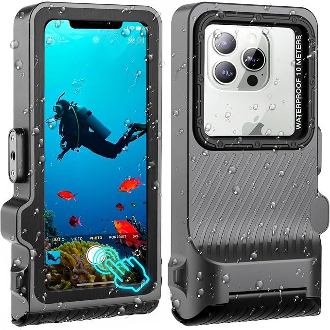 Amazon.com: 2025 Upgrade Underwater Waterproof Diving Snorkeling Phone ...