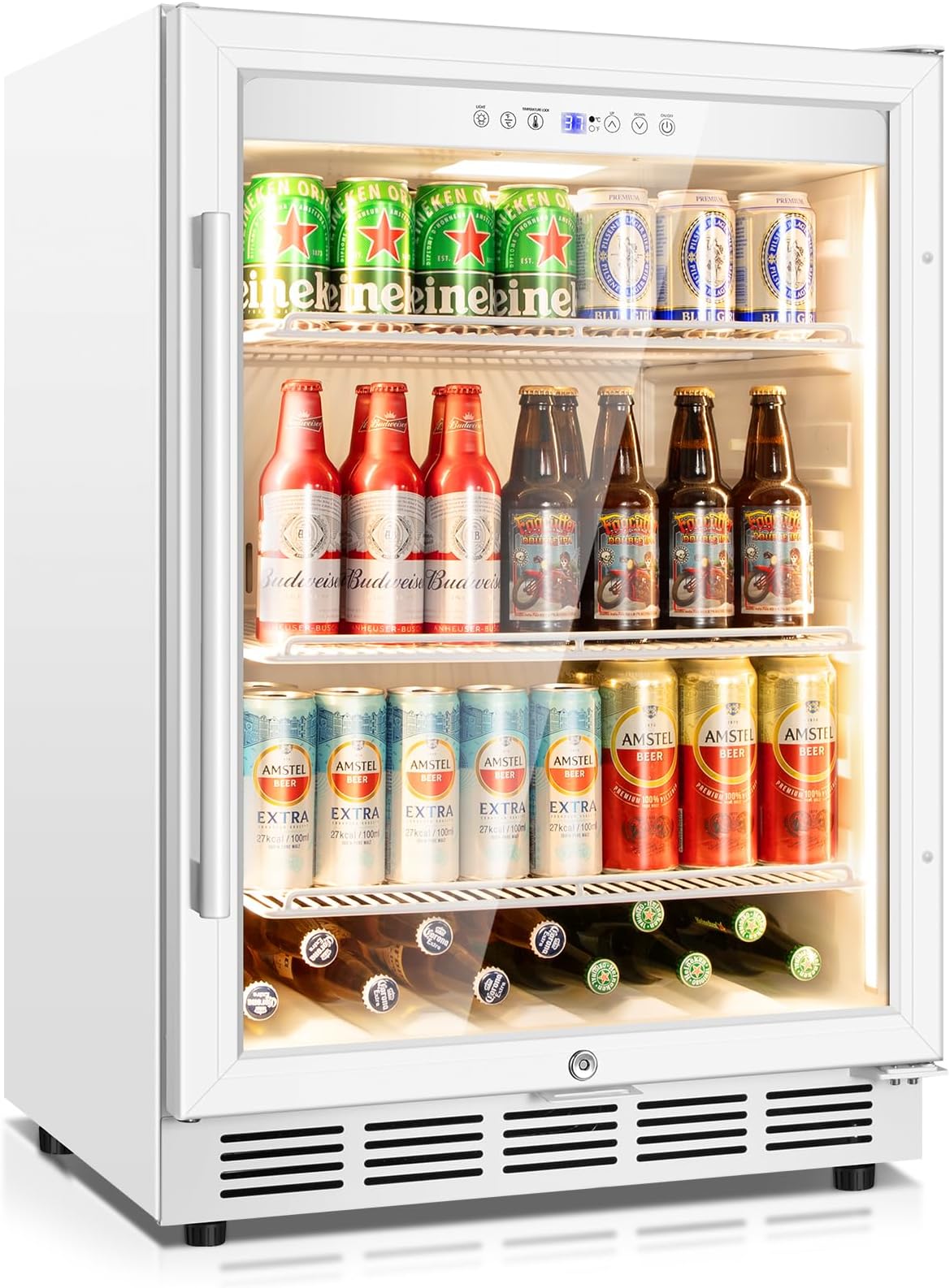 Amazon.com: Magic Chef MCB34CHW Beverage Cooler, White : Appliances