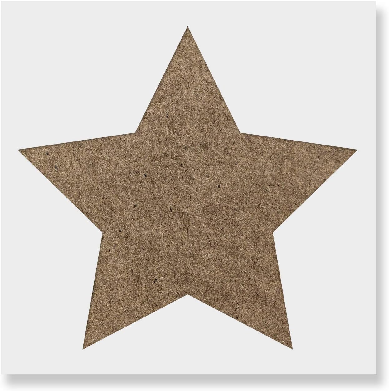 Amazon.com : Rounded Star Stencil - Star Stencils, Crafts Stencil, Star ...