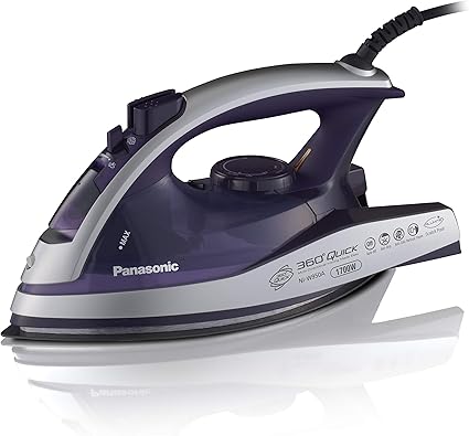 Amazon.com: Panasonic Dry and Steam Iron with Alumite Soleplate, Fabric ...