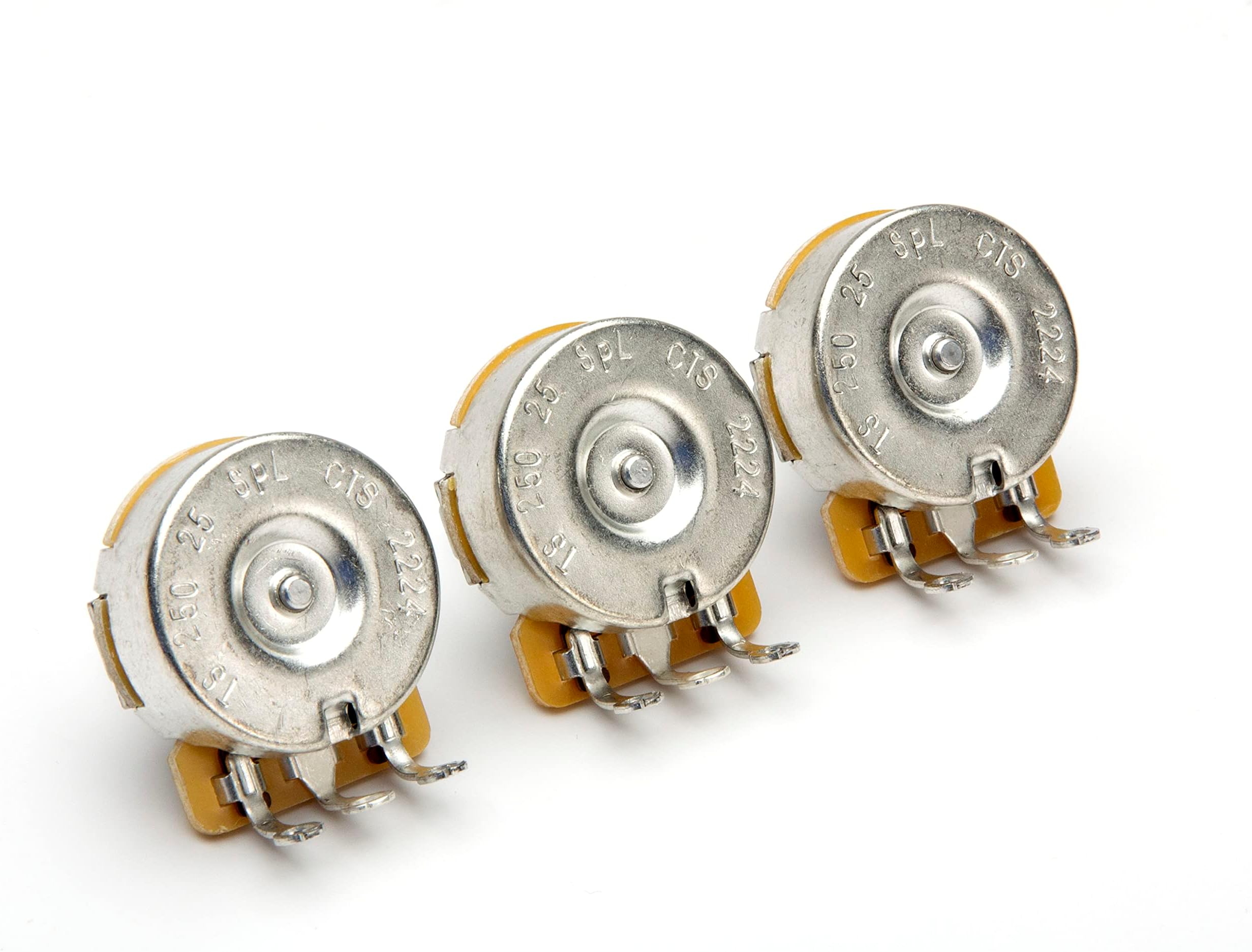 Amazon.com: CTS Pot Pack for Stratocaster - 1 Volume, 2 Tone : Musical ...