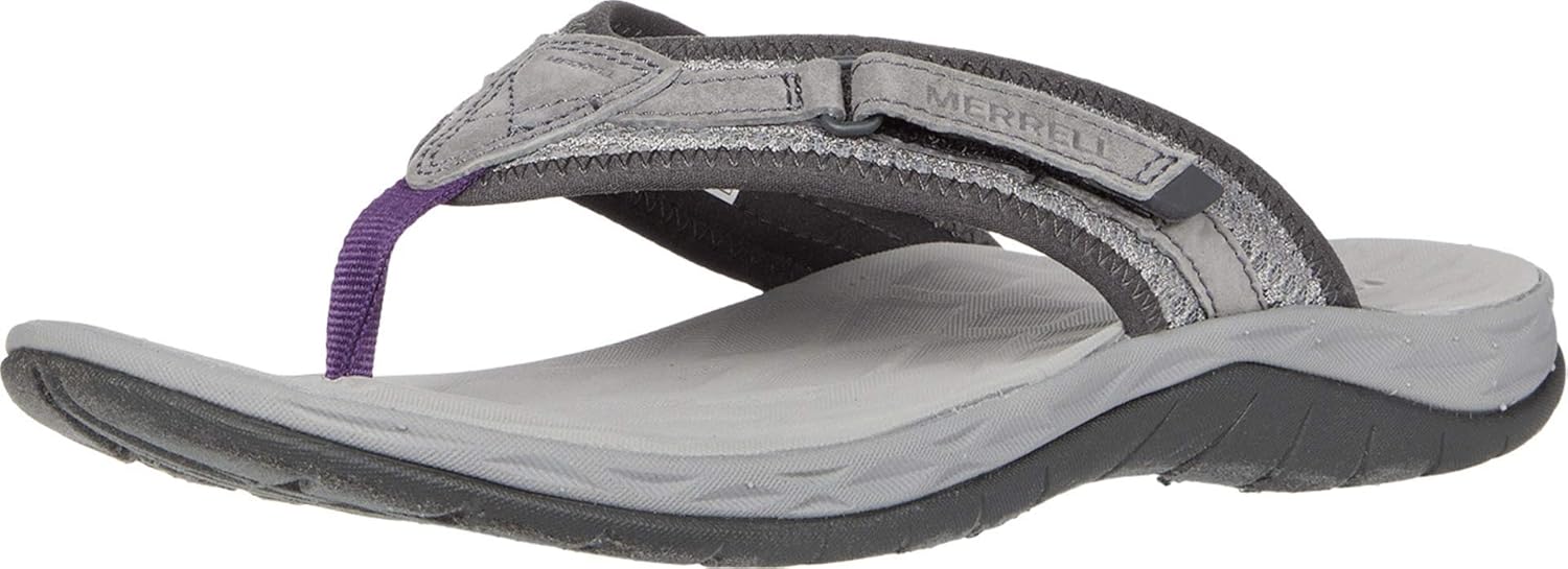 Amazon.com | Merrell Siren 2 Flip Taupe 6 M | Sport Sandals & Slides