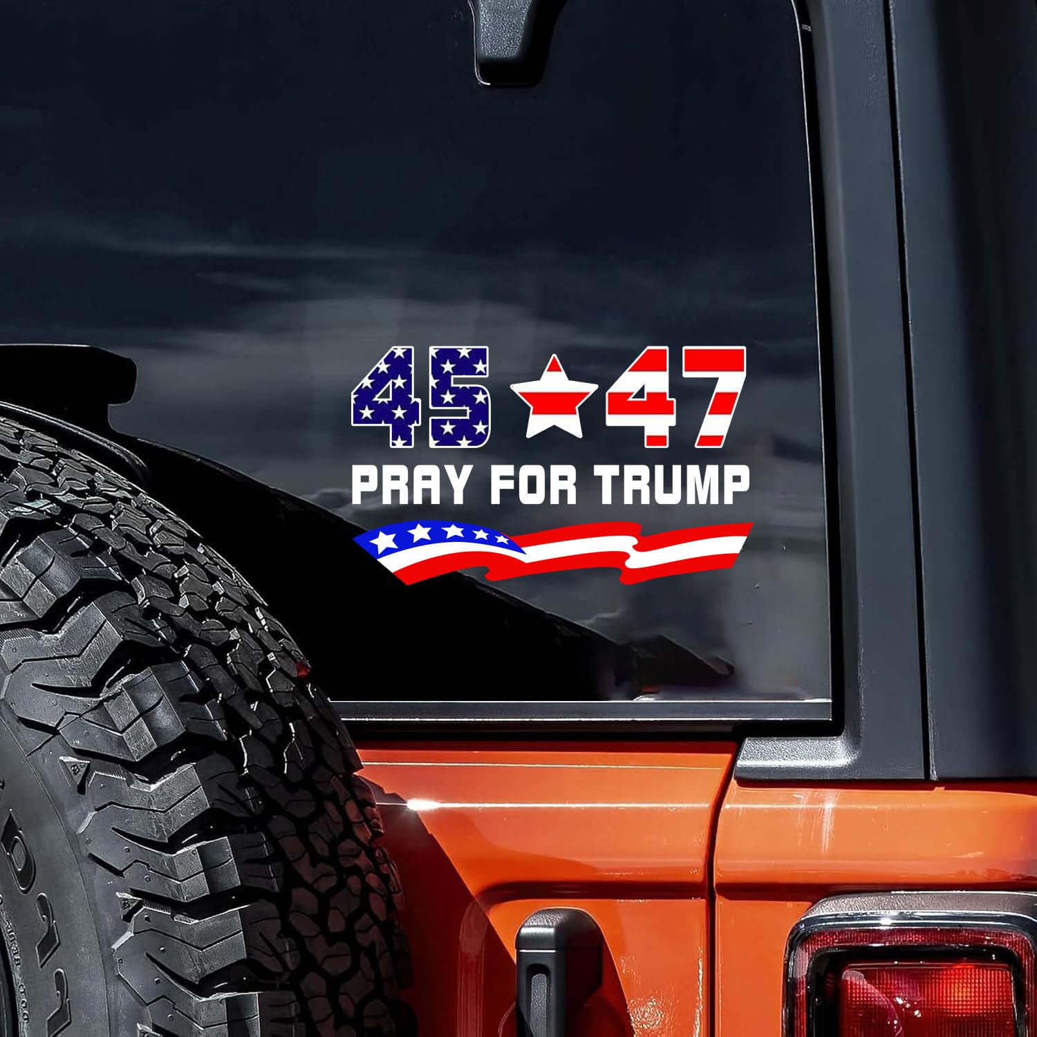 Amazon.com - Nouiroy Trump 45&47 Sticker Vinyl Decal for Car Window ...