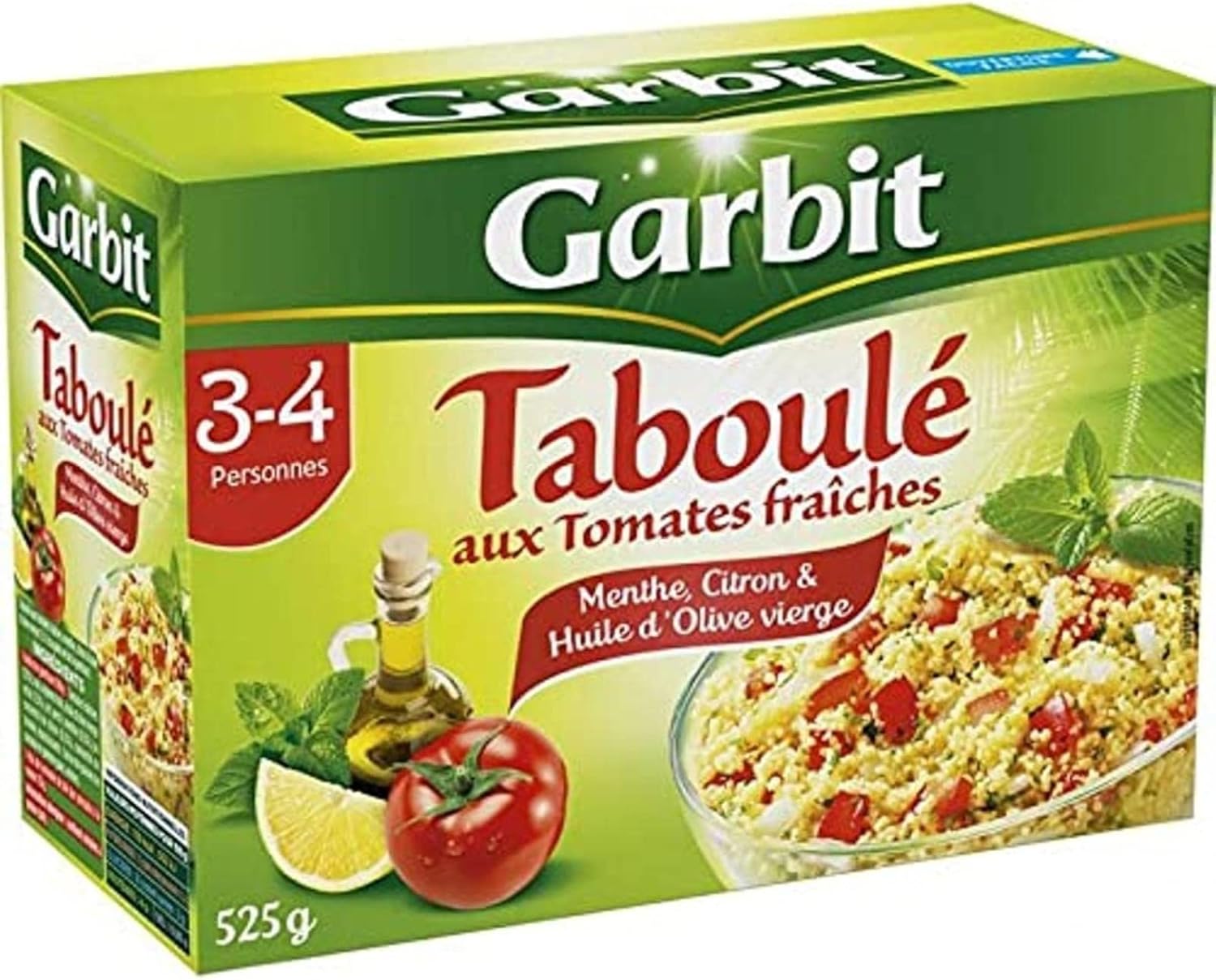 tabule AUX Tomates fraîches, taboule con tomates, menta Limón y aceite ...