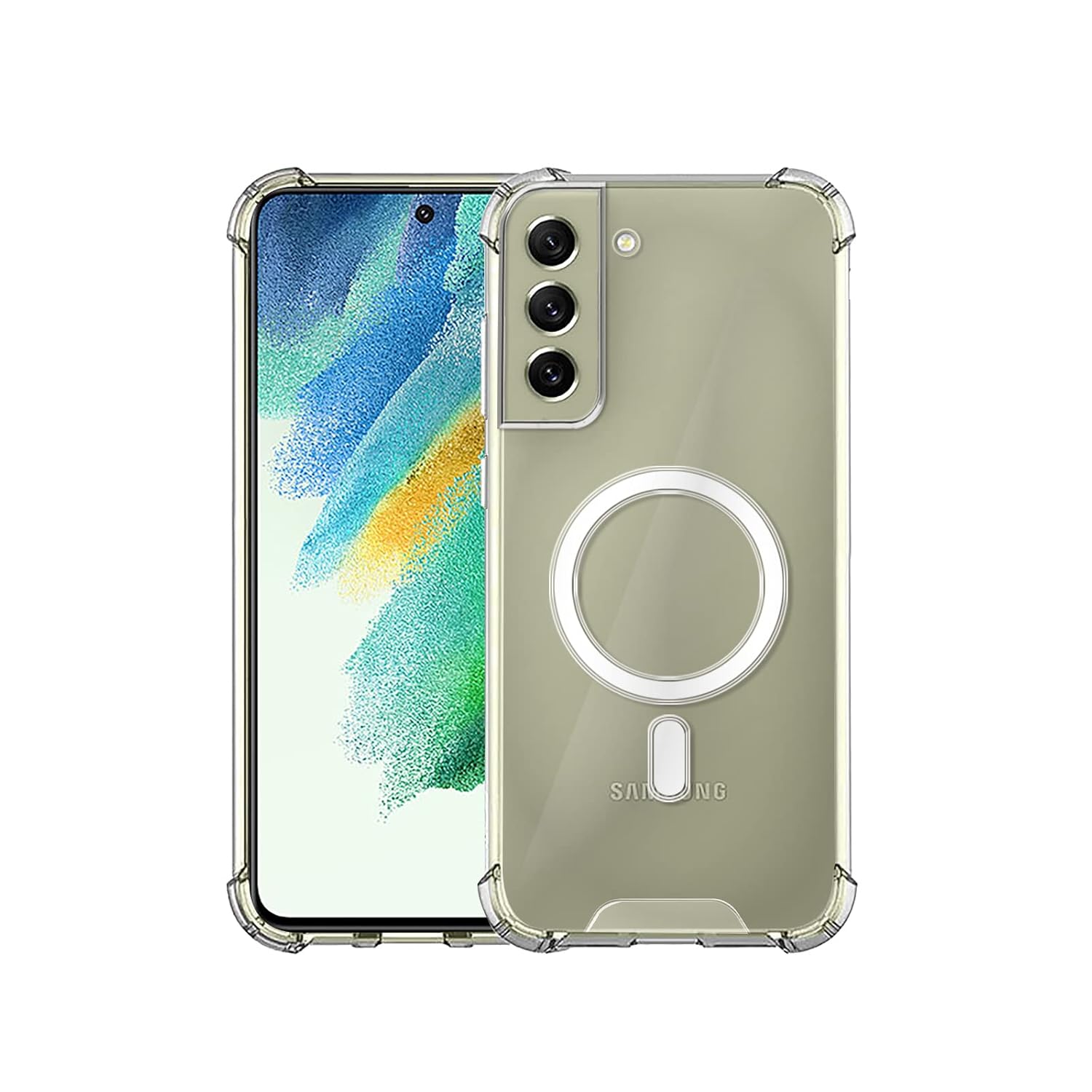 Plus Thermoplastic Polyurethane MagSafe Back Cover for Samsung Galaxy ...