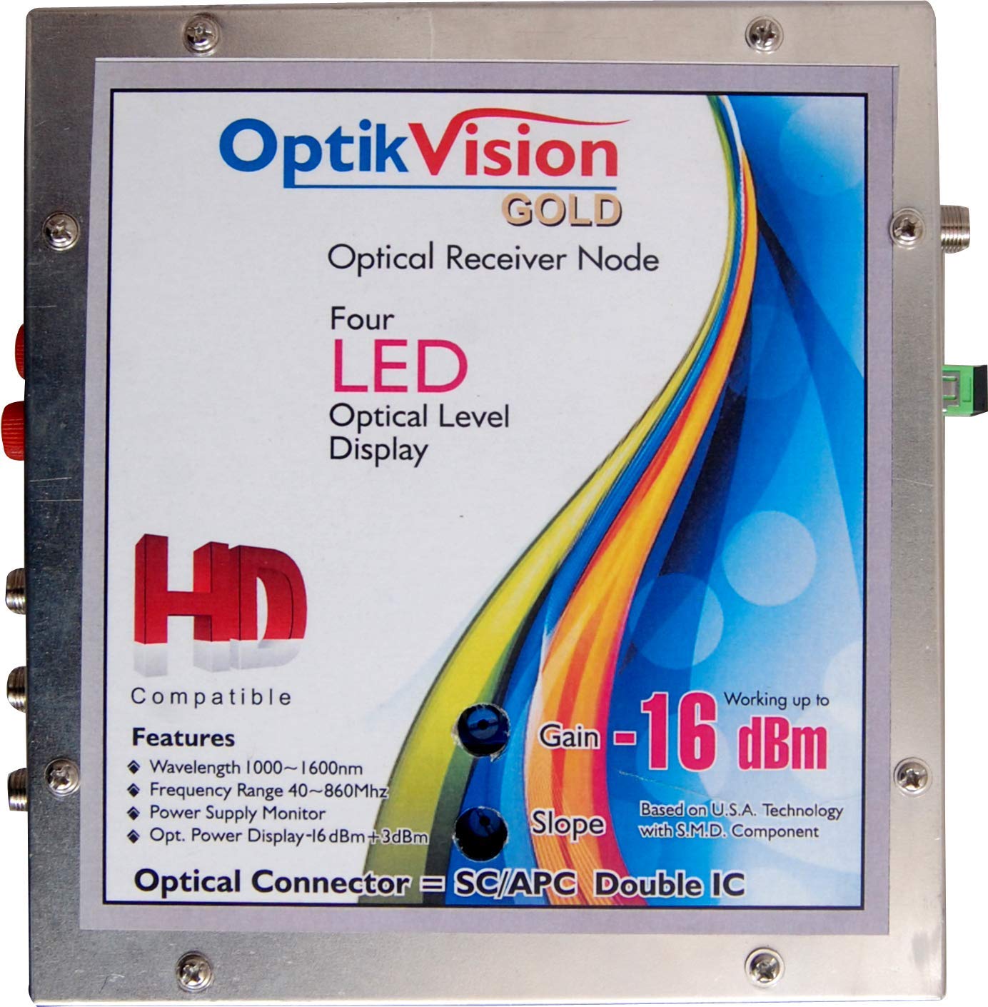 Buy optik vision gold Optical Receiver Double IC Metal Node Online at ...