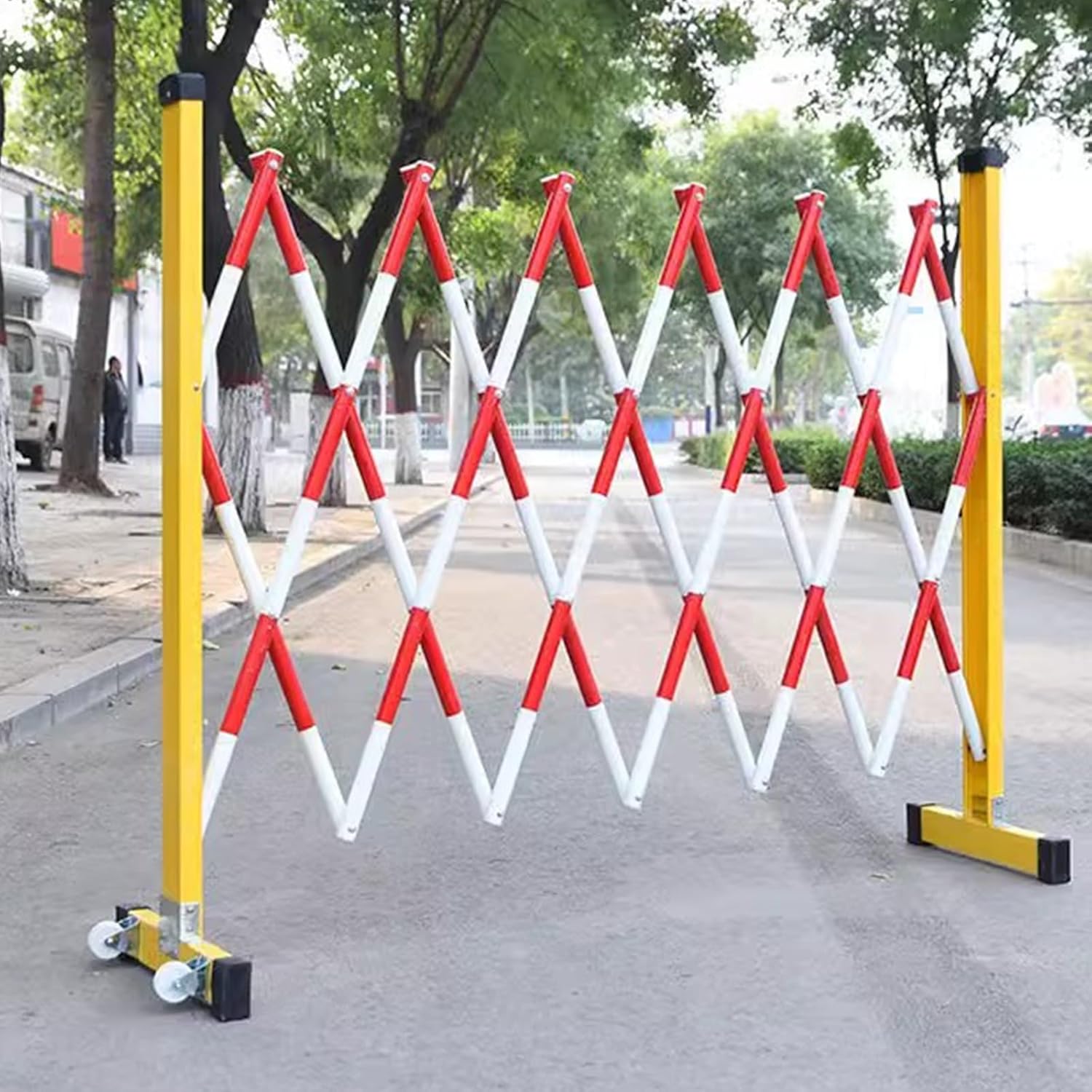 Amazon.com: EMENAR Folding Barricade, Traffic Fence Barrier Quickly ...
