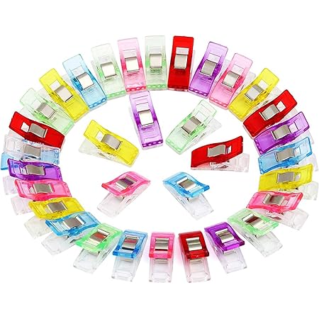 Otylzto 100PCS Sewing Clips for Quilting Crafting,Wonder Clips ...