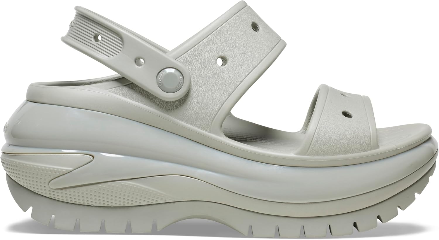 Amazon.com | Crocs Unisex-Adult Classic Mega Crush Sandal | Platform ...