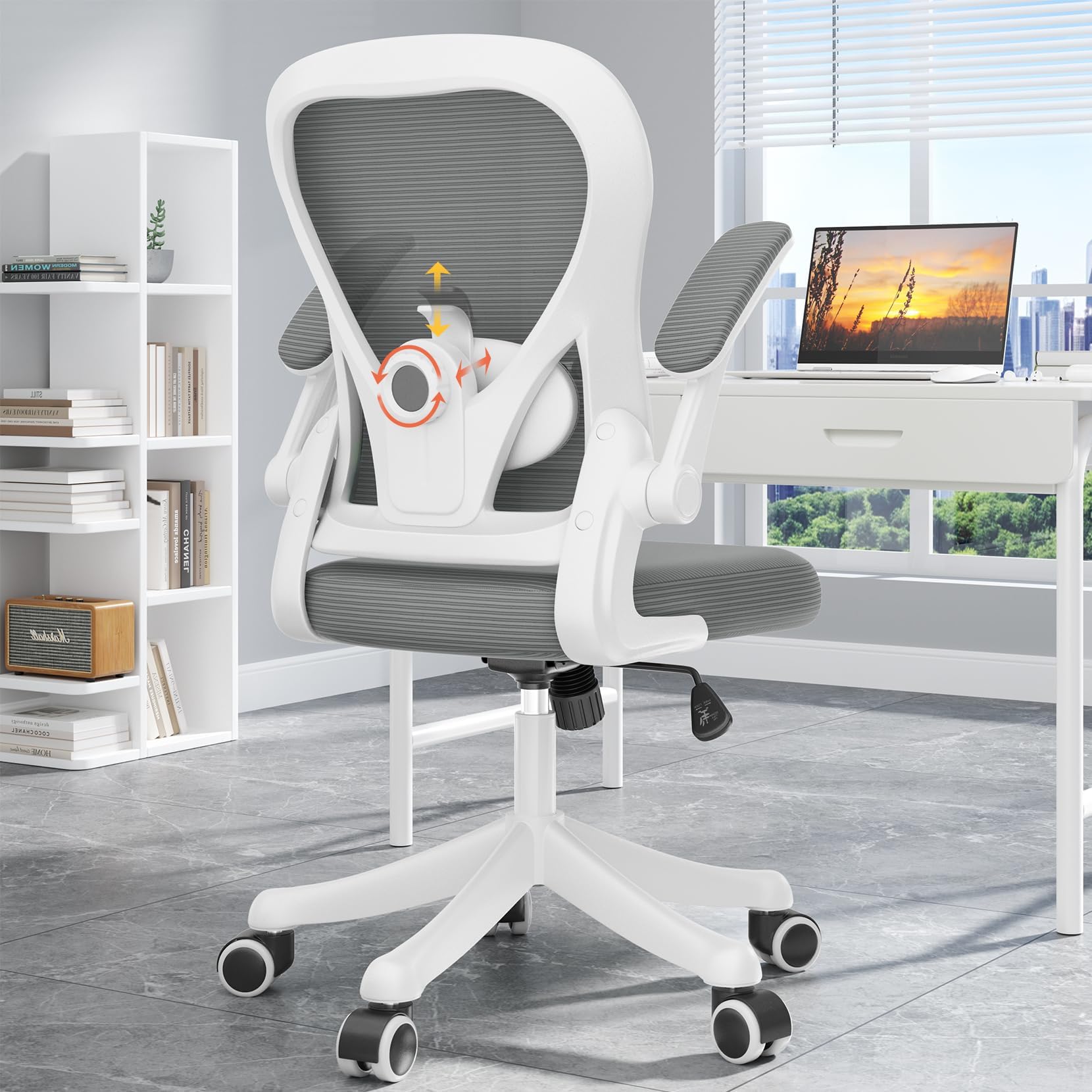 Amazon.com: Dripex Mesh Office Chair for Home, Ergonomic Desk Chair ...