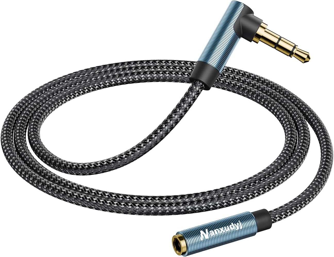 Amazon.com: Tiierzon Audio Mic Extension Cable 3Ft,90 Degree TRRS 3.5mm ...