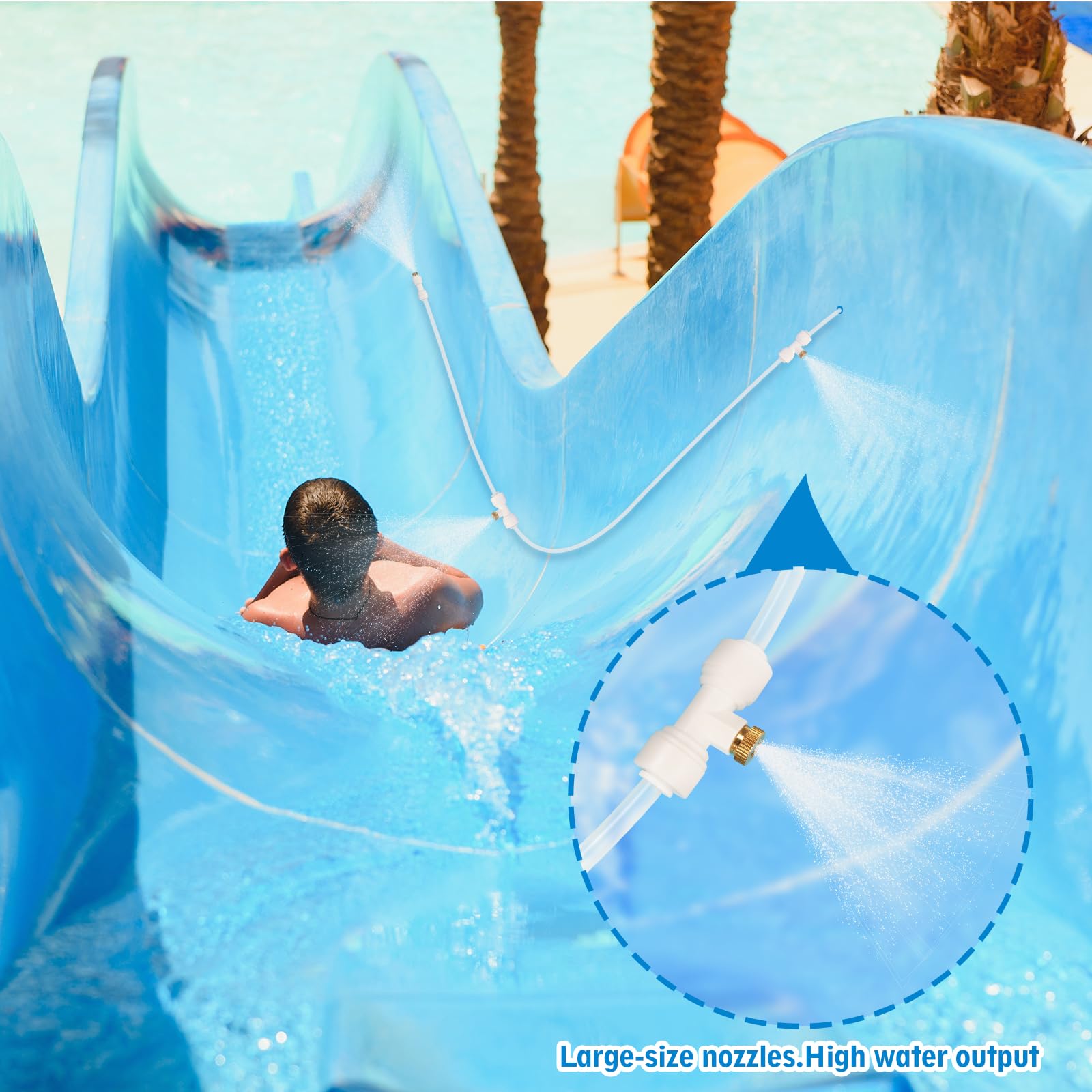 Snapklik.com : Pool Slides Water Tubing Kit,Pool Slides Spray Kit