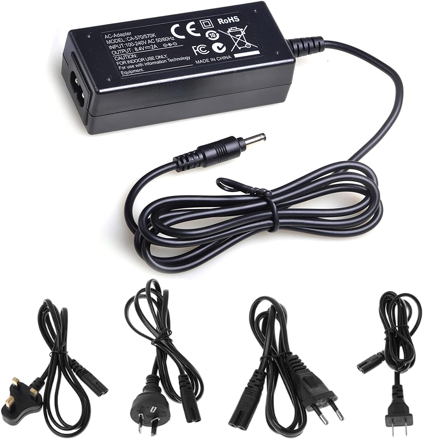 Amazon.com : Wasabi Power AC Adapter for Canon CA-570 Replacement AC ...