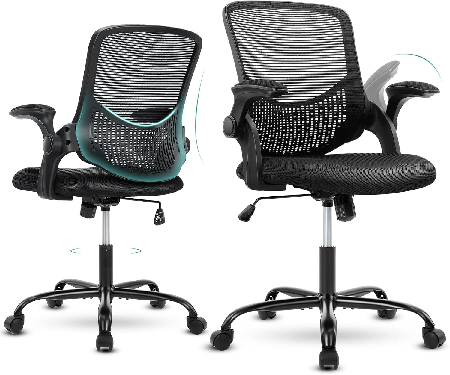 Amazon.com: Office Chair - Desk Chairs with Wheels, Ergonomic Home ...