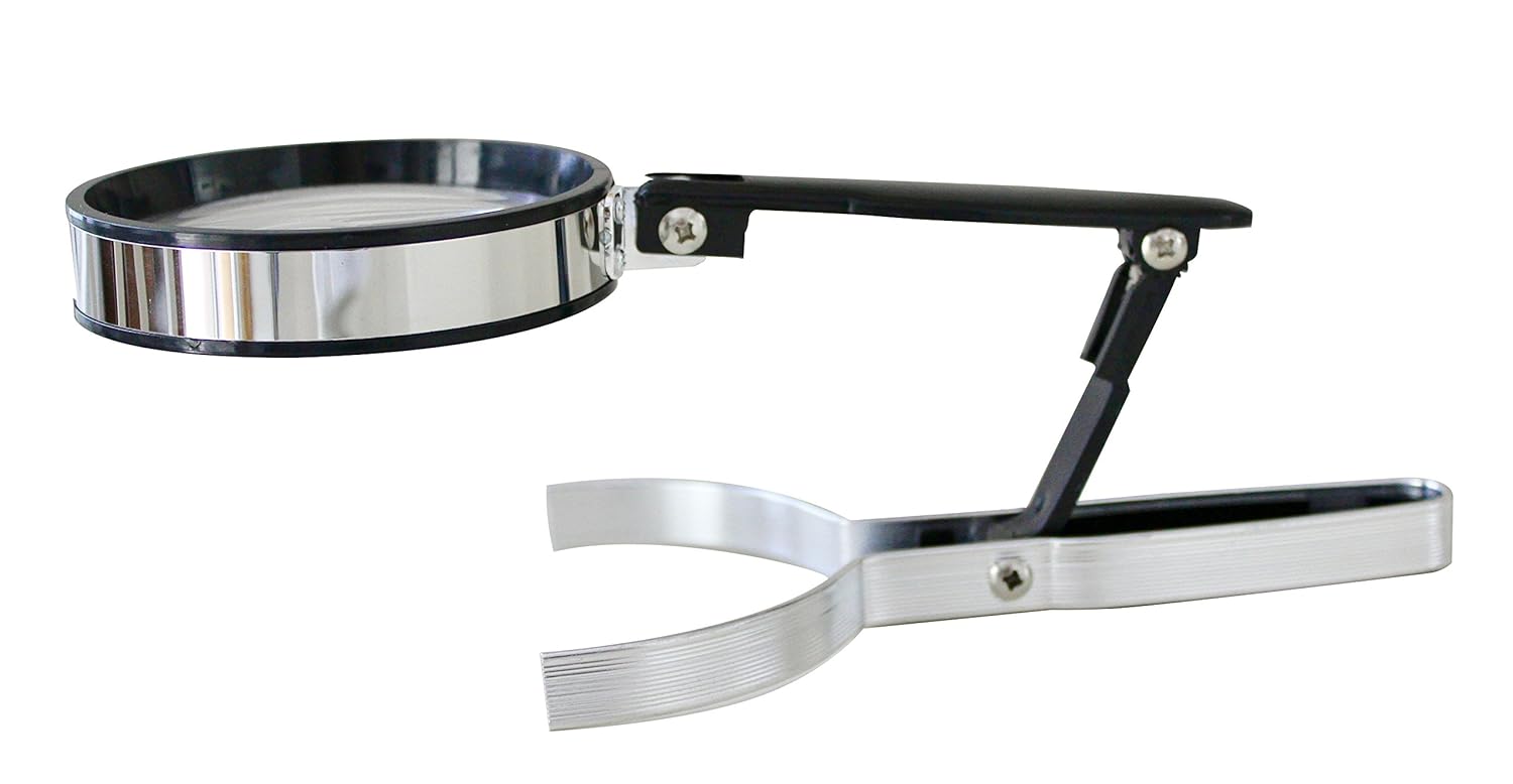 Amazon.com: Self Standing Magnifier | Hands Free | Folding Standing ...