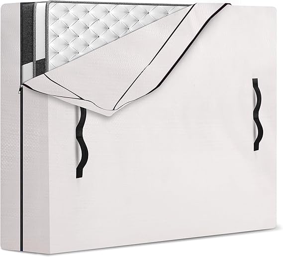 Amazon.com: HOMESURE Mattress Bags for Moving and Storage with 8 ...