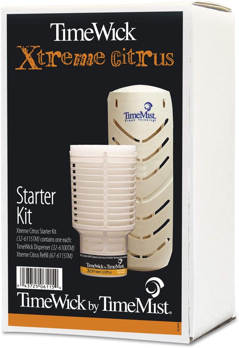 Amazon.com: TimeMist TimeWick Xtreme Citrus Dispnsr Starter Kit ...