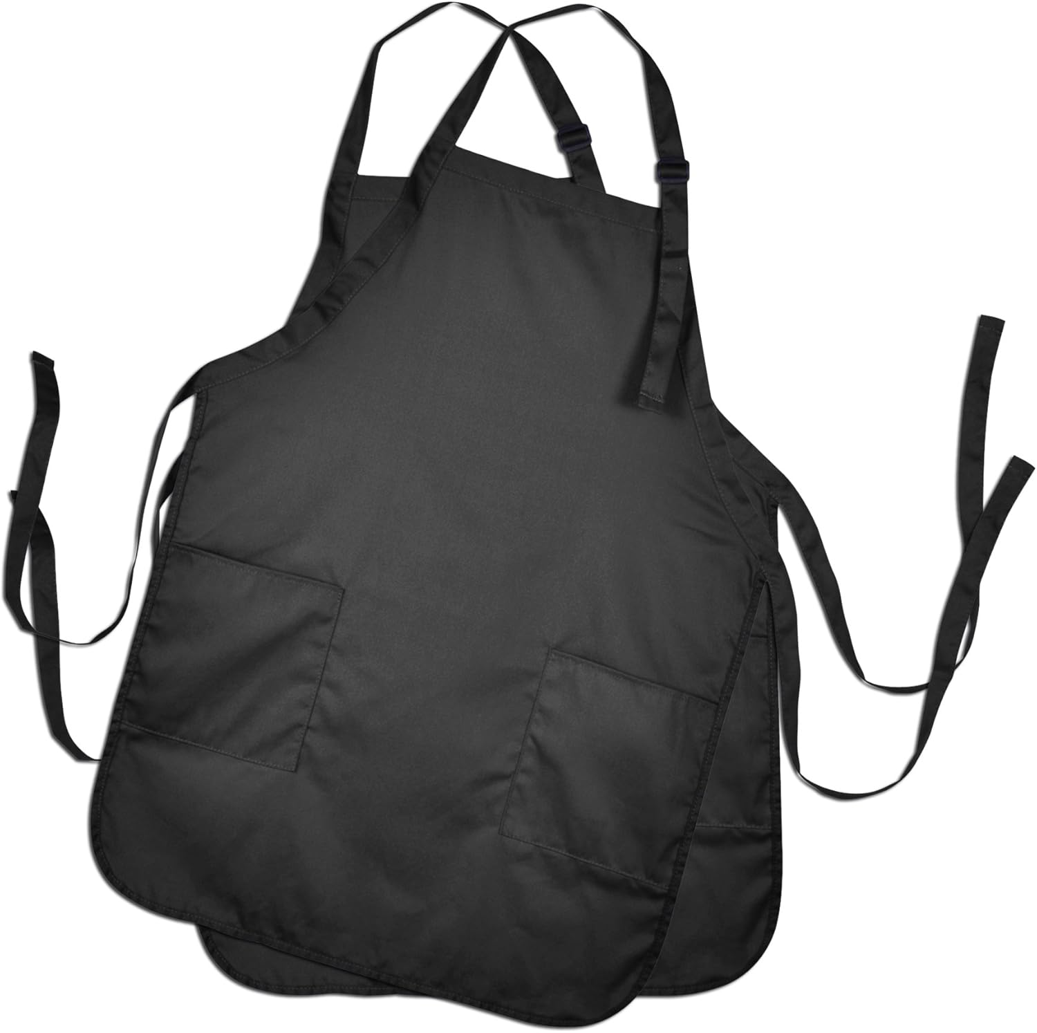 Amazon.com: DALIX Apron Commercial Restaurant Home Bib Spun Poly Cotton ...