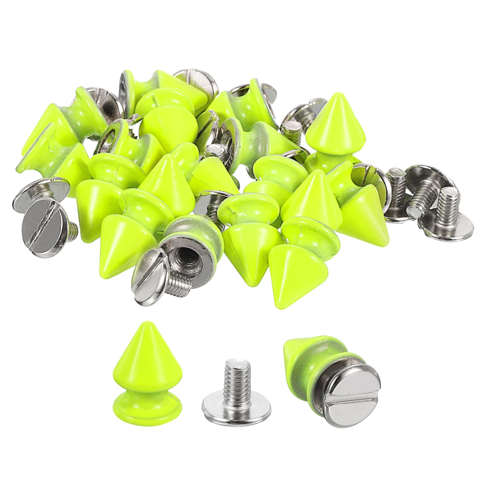 Amazon.com: uxcell 20Sets Cone Spike Stud Rivet, 8x12mm Screw Back Tree ...