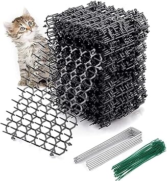 Sutowe 12Pcs Cat Scat Mat with Spikes,Prickle Strip Dig Stopper ...
