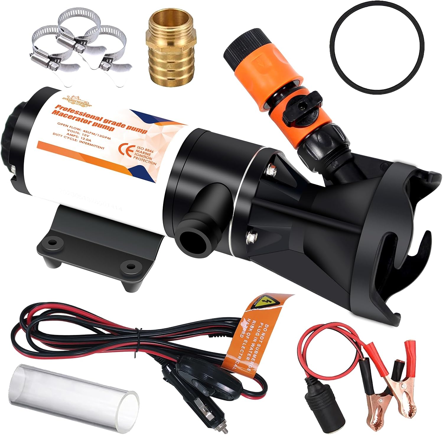 RV Macerator Pump 12v-12GPM Macerator Pump for RV, RV Waste Pump, RV ...