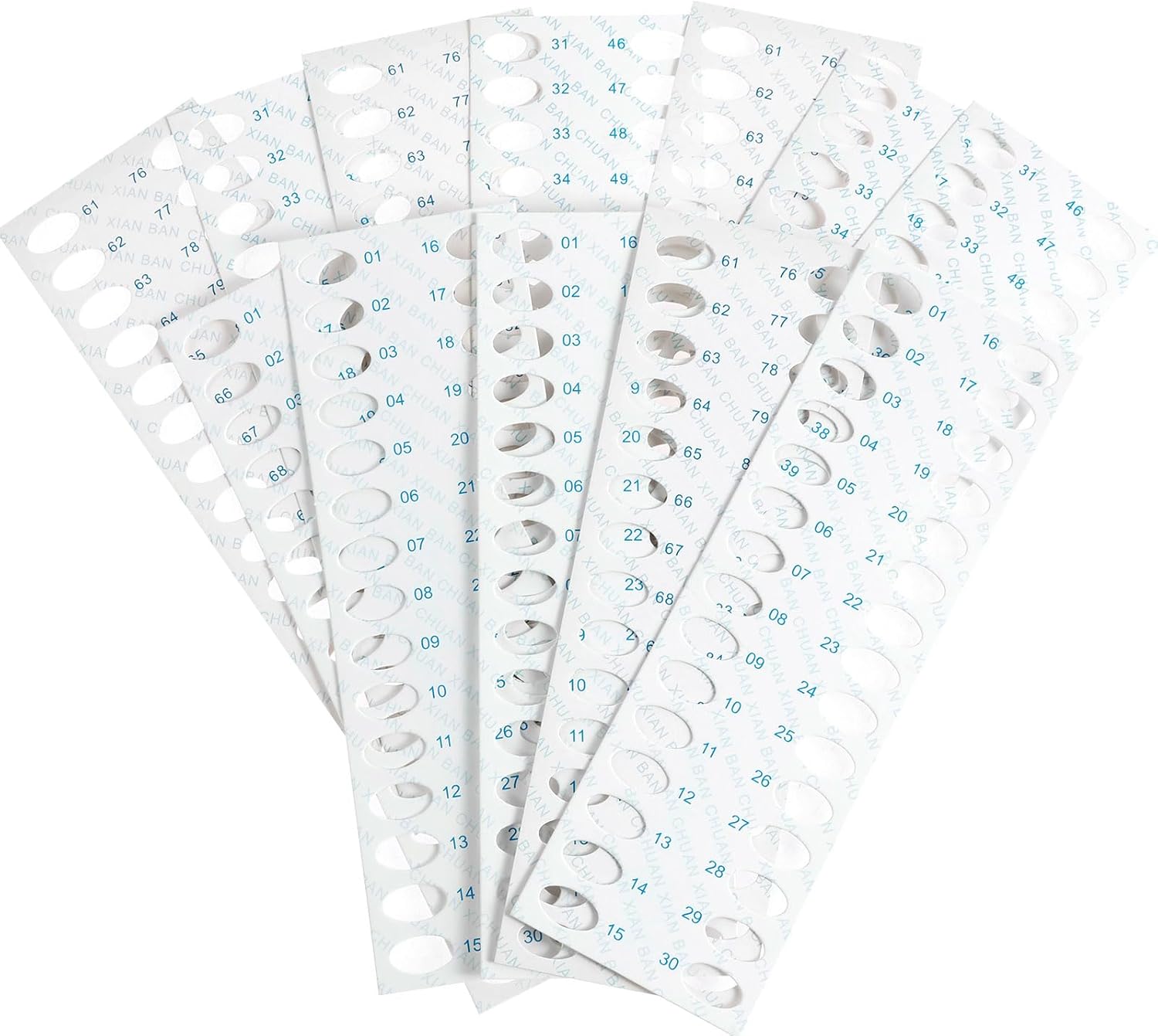 Amazon.com: Abizarch 150Pcs Embroidery Thread Paper Organizer Cards, 30 ...