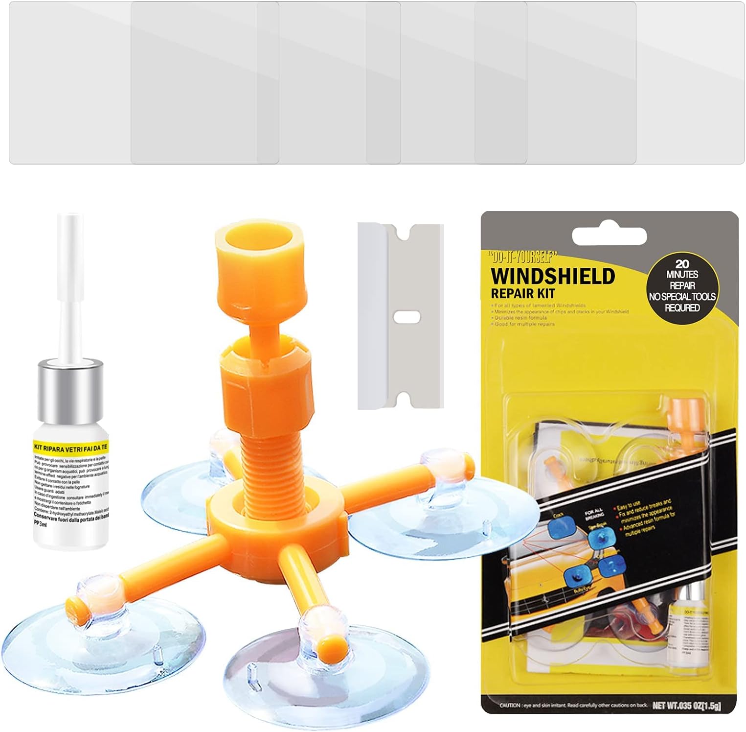 Amazon.com: taduno Windshield Crack Repair Kit, Upgrade Windshield ...