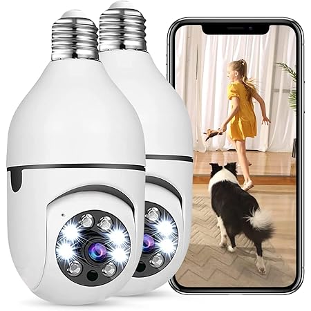 Amazon.com : 3PCS Light Socket Security Camera, Wireless WiFi Bulb ...