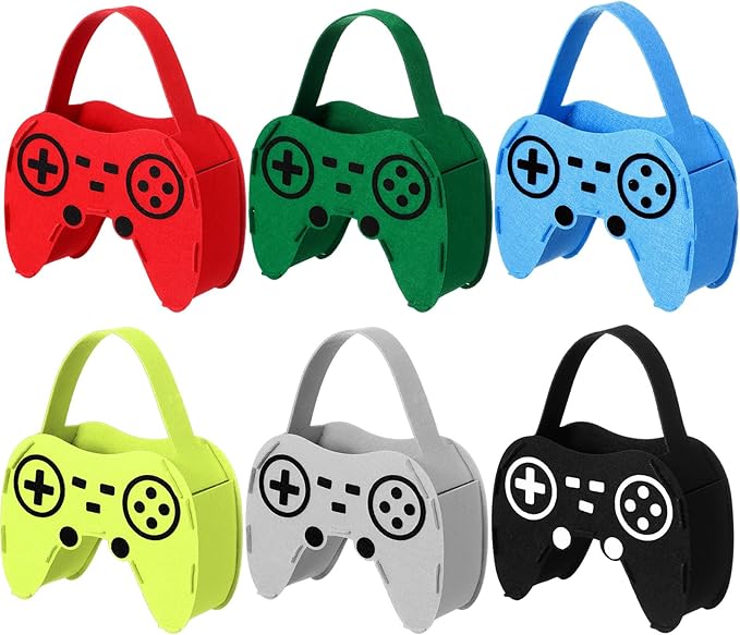 Amazon.com: Aoriher 12 Pcs Felt Game Party Favors, Video Game Themed ...