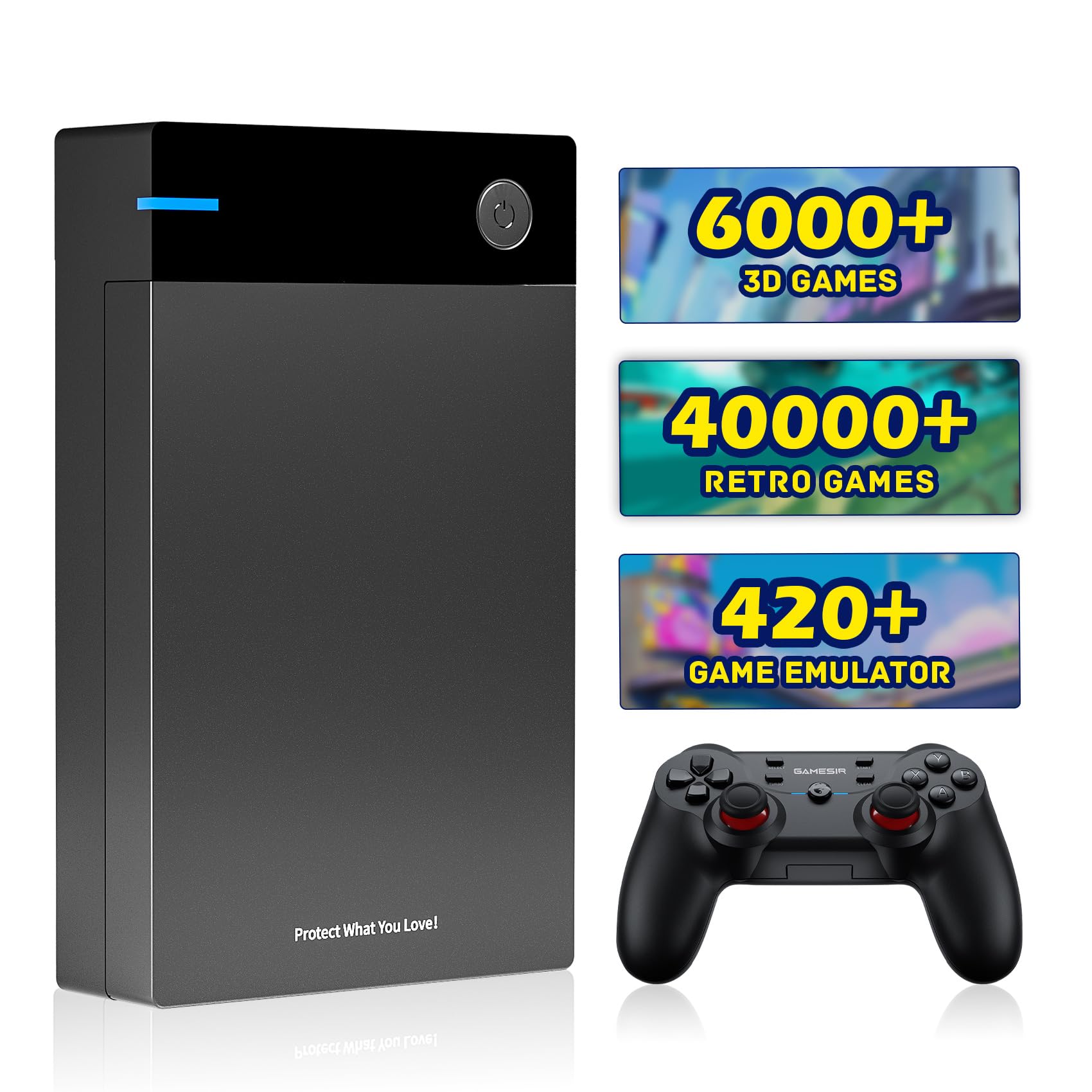Amazon.com: 12TB Retro Gaming Hard Drive - Retro Game Console HDD 40000 ...