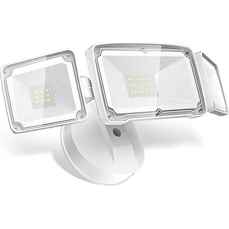 Amico 3 Head LED Security Lights with Motion Sensor, Adjustable 40W ...