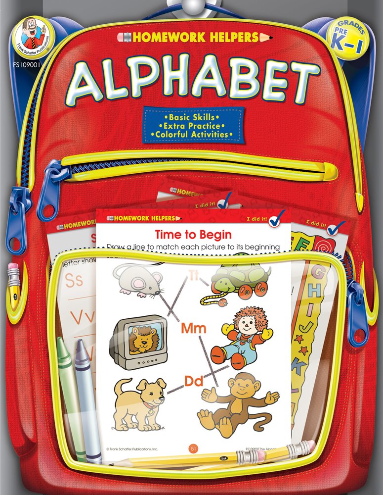 Homework Helpers Alphabet Grades Prek - 1 : Frank Schaffer Publications ...