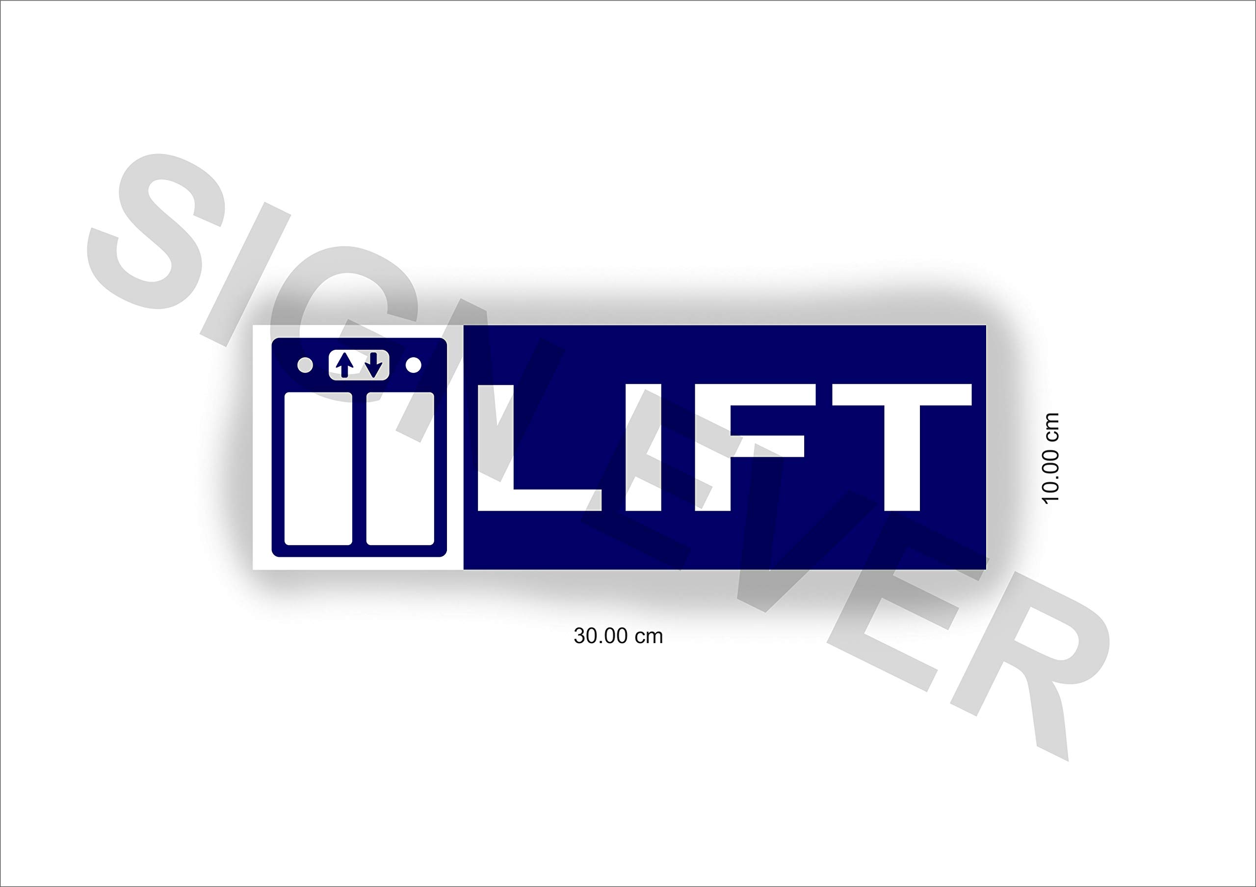 Buy SIGN EVER Lift Sign Board Hospital Office Factory Shopping Mall ...