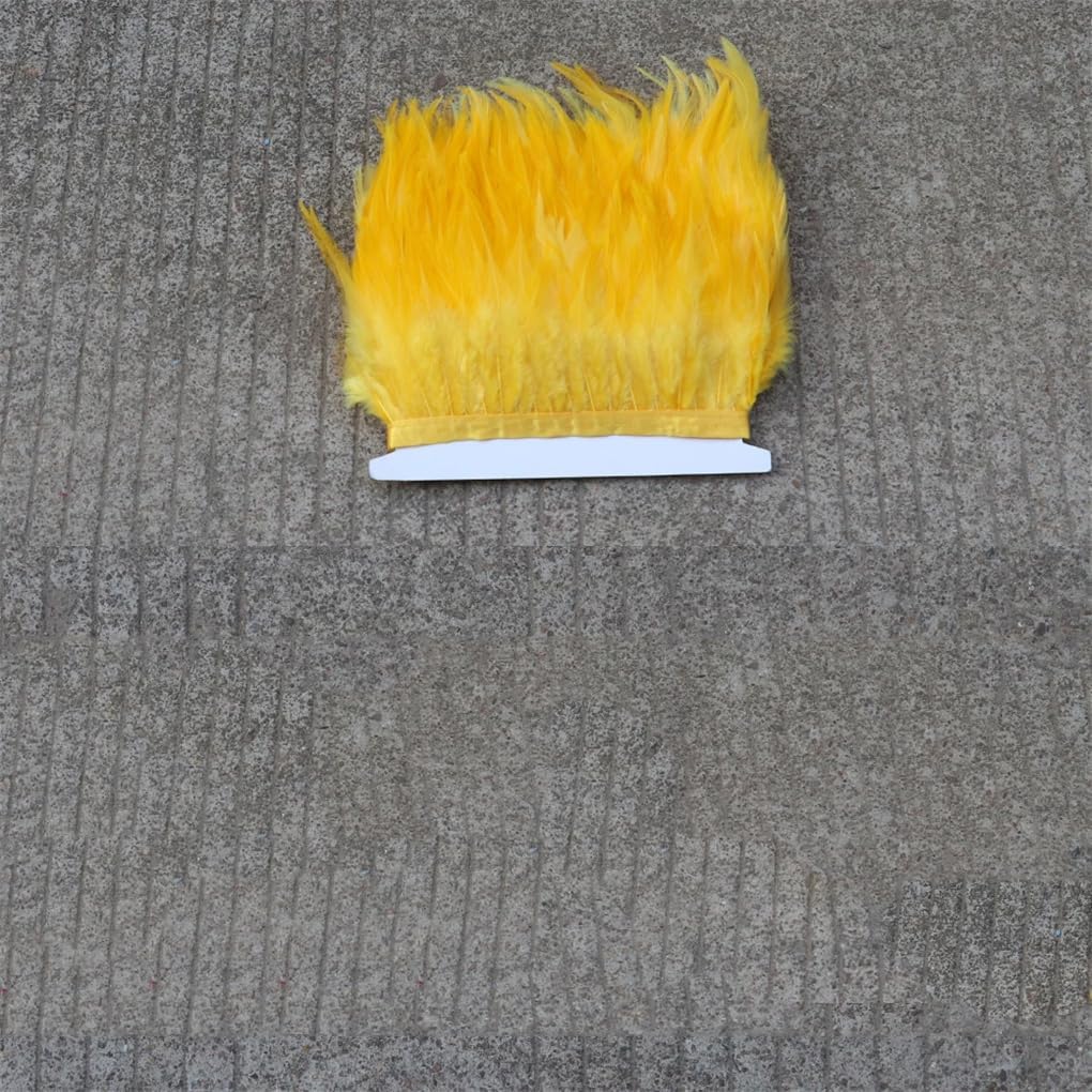 5/10 Meters Rooster Feather Trim 8-13 CM Colored Chicken Feathers ...