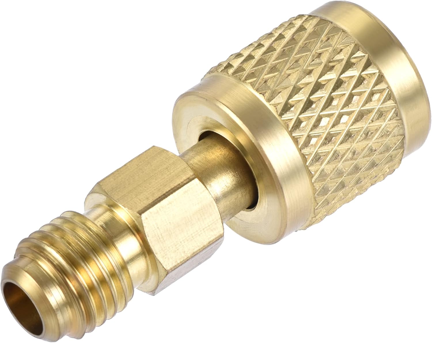 Amazon.com: uxcell Brass Pipe fitting, 1/4 SAE Flare Male 5/16 SAE ...