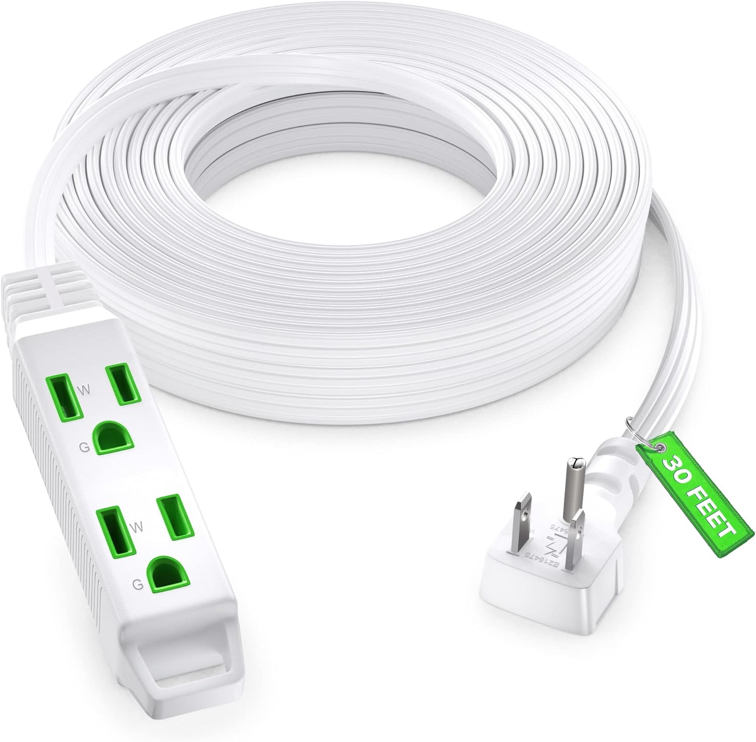 Amazon.com: Maximm Extension Cord with Multiple Outlet 30 ft, with ...
