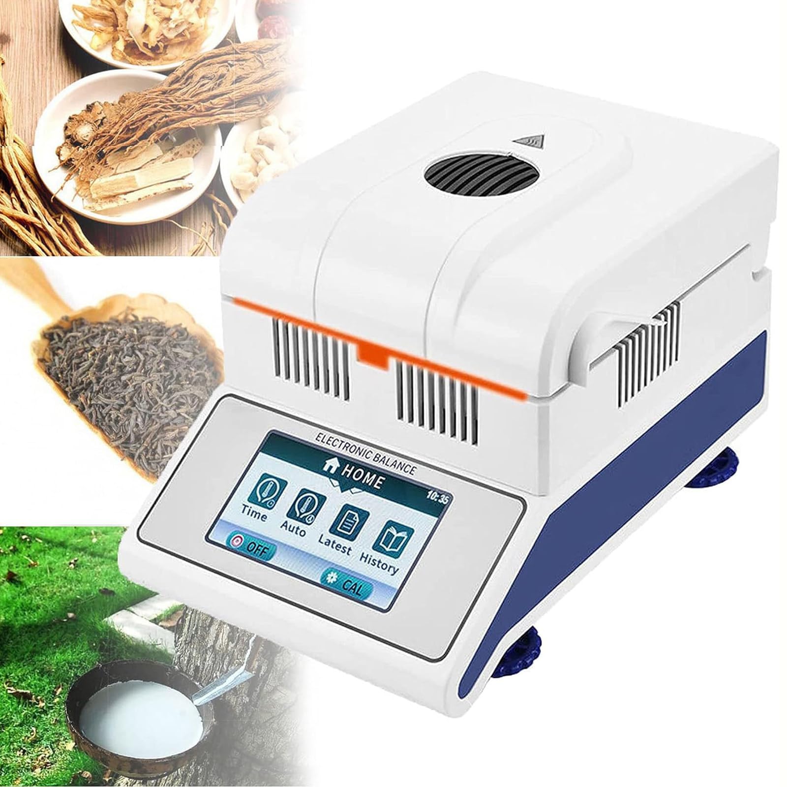 Amazon.com: Moisture Meter,Lab Halogen Moisture Analyzer,50/100g ...