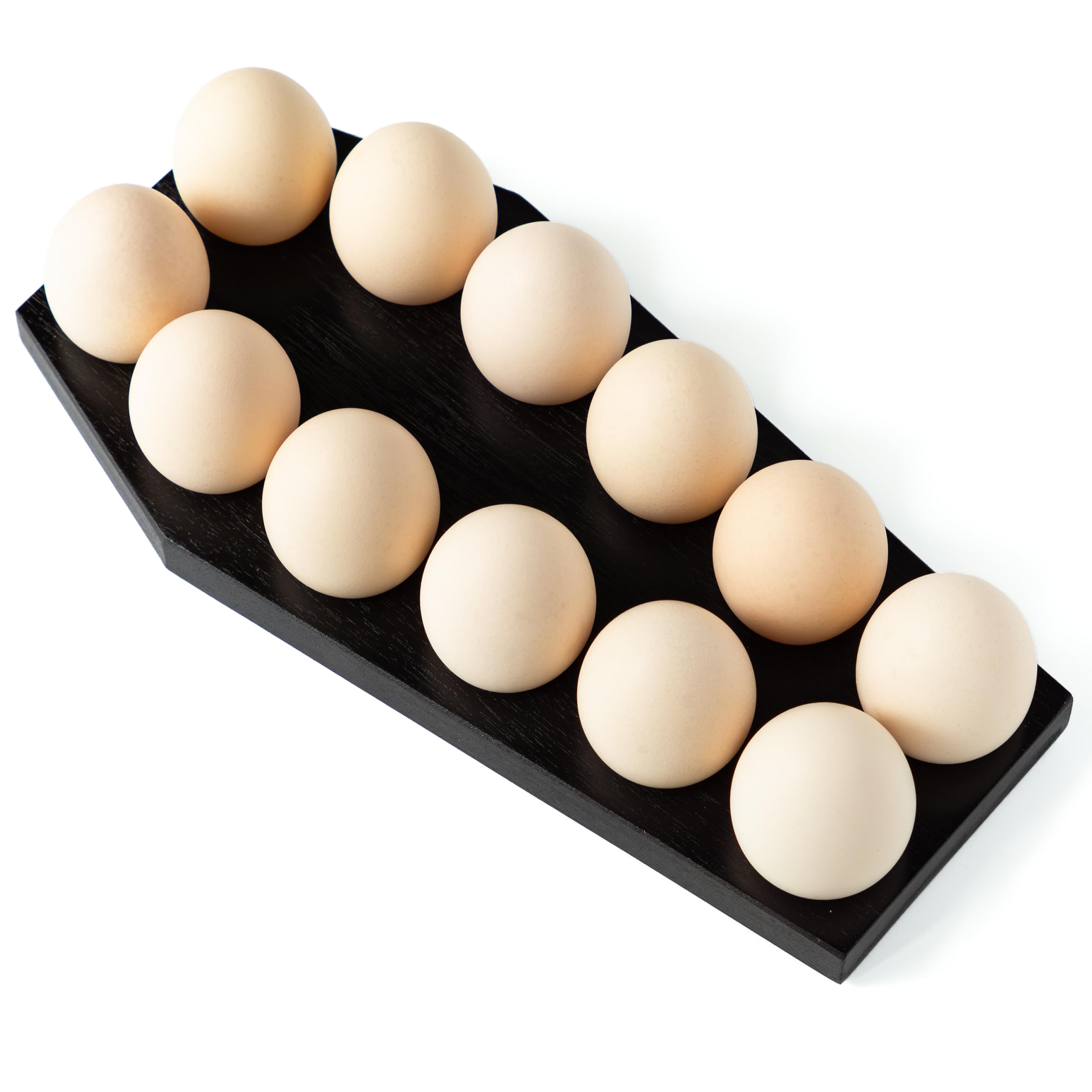 Amazon.com: Spooky Gothic Coffin Egg Tray - Black Wooden Egg Holder for ...