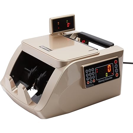 Amazon Basics Money Counting Machine with Fake Note Detection, LCD ...