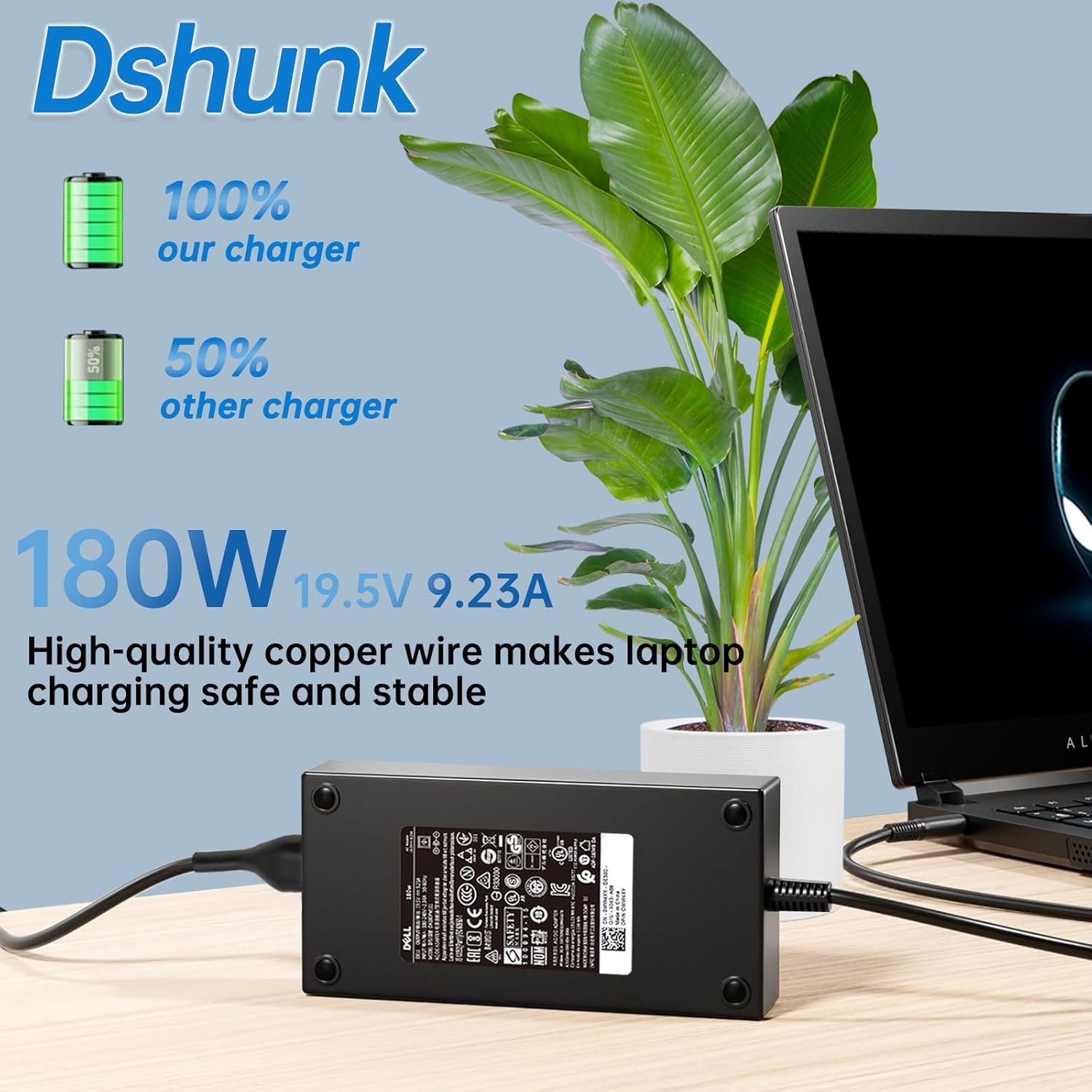 Genuine 180w Power Adapter for Dell Alienware 13 15 17 R1 R2 R3 R4 R5 ...