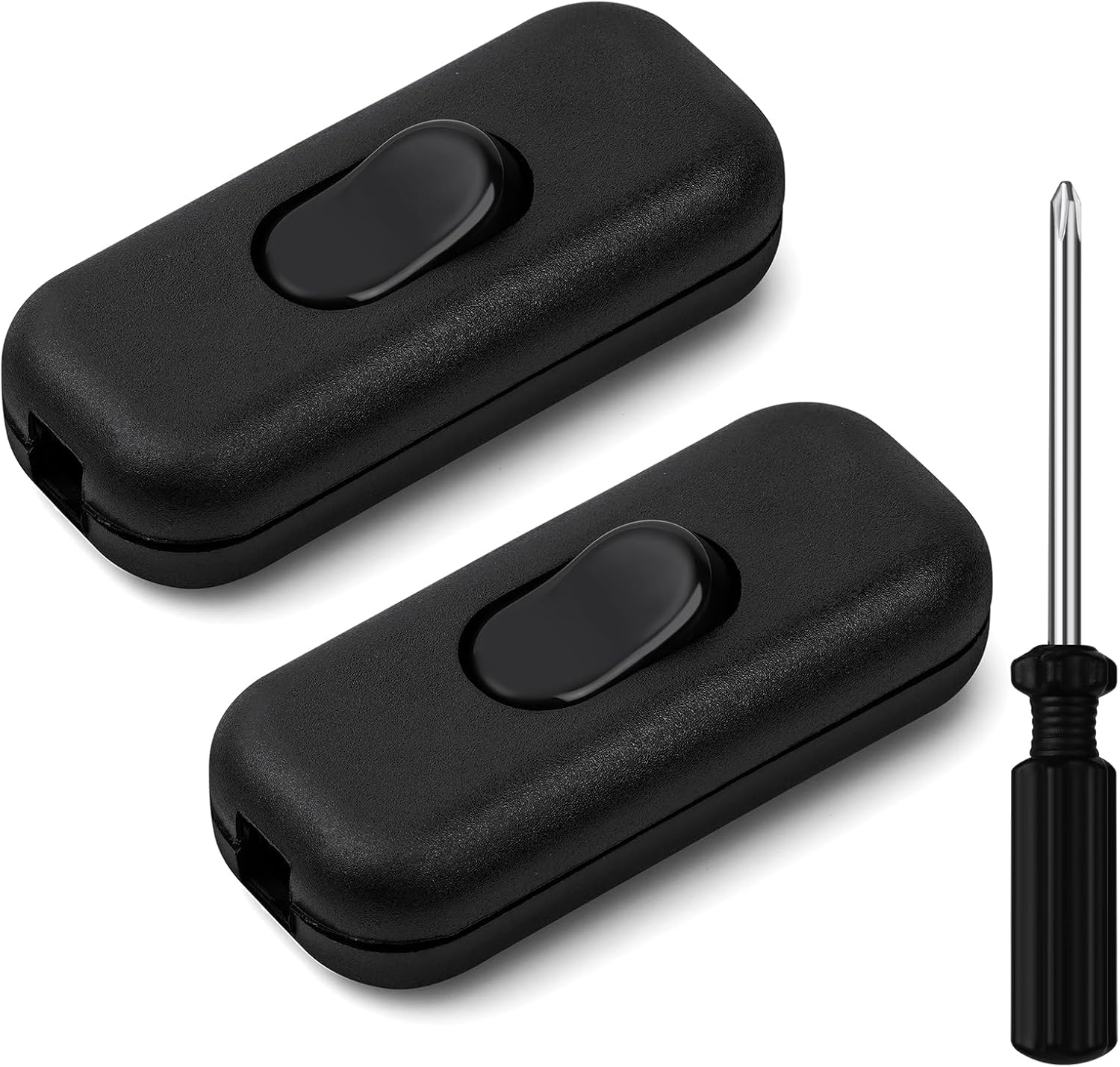 AXFEE DP 6A Inline Cable Switch Pack of 2 Torpedo Switches 2 or 3 Core ...