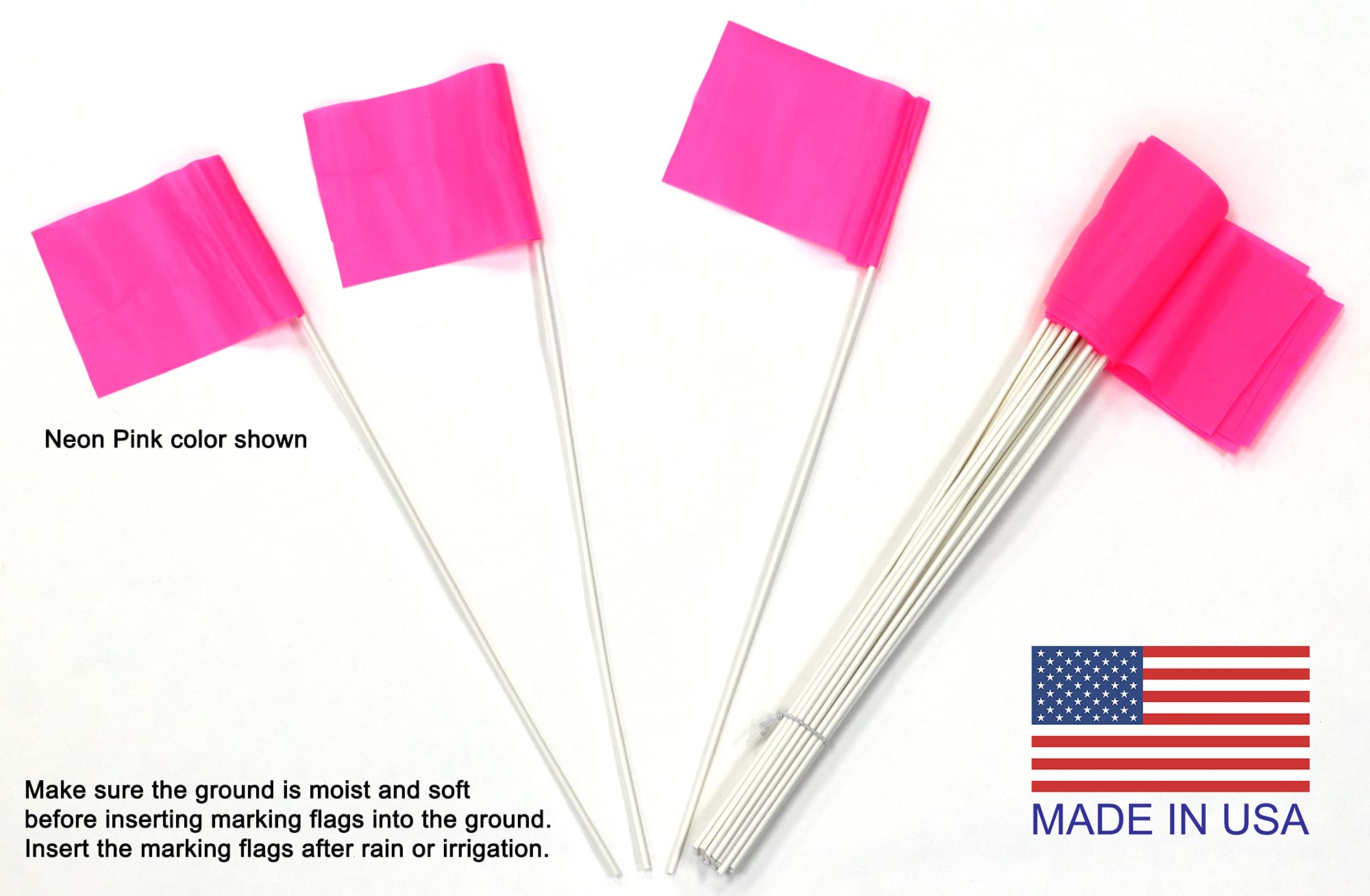 Pink Temporary Survey Markings | TAFT Independent