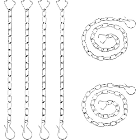 4 Packs Toilet Flapper Chain Replacement Stainless Steel Lift Chain ...